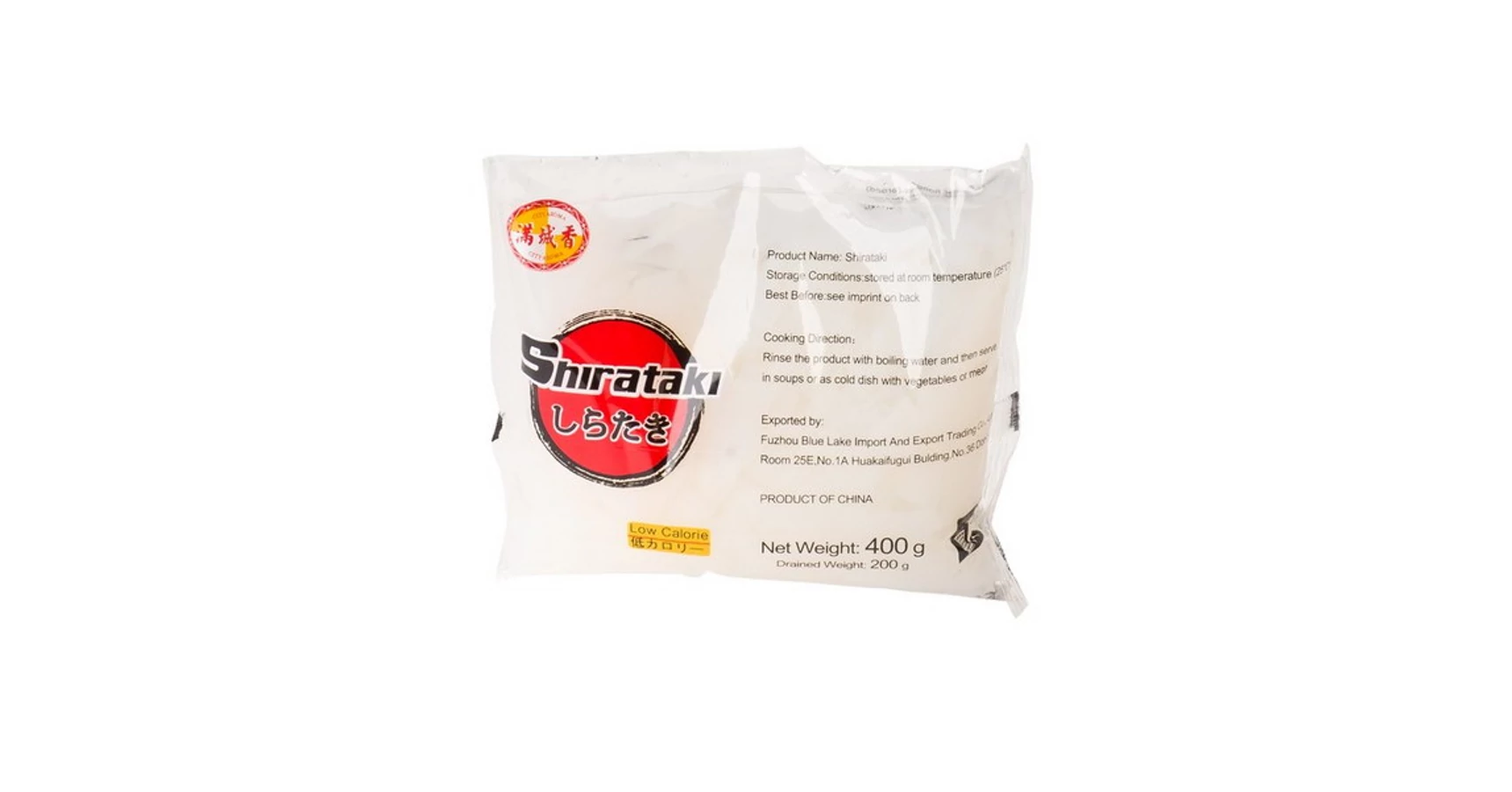 Shirataki Konjac Tészta Széles Metélt, 400gr (City Aroma) - 890 Ft