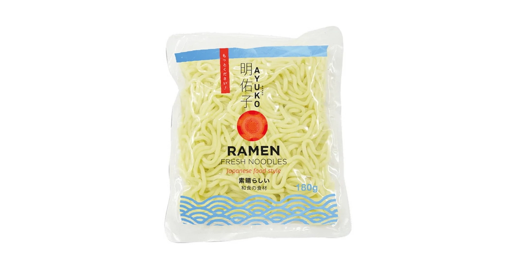 Japán Stílusú Friss Ramen Tészta, 180gr (Ayuko Brand) - 490 Ft
